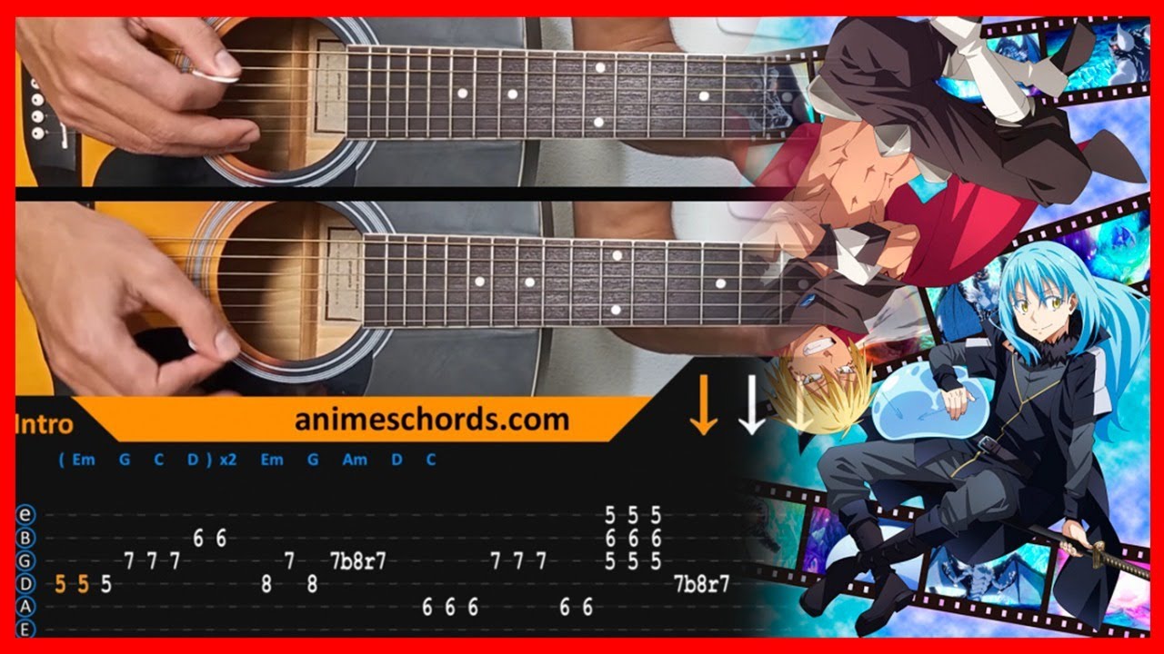 15 Early Intermediate Anime Songs To Practice Barre Chords ⋆ Chromatic ...